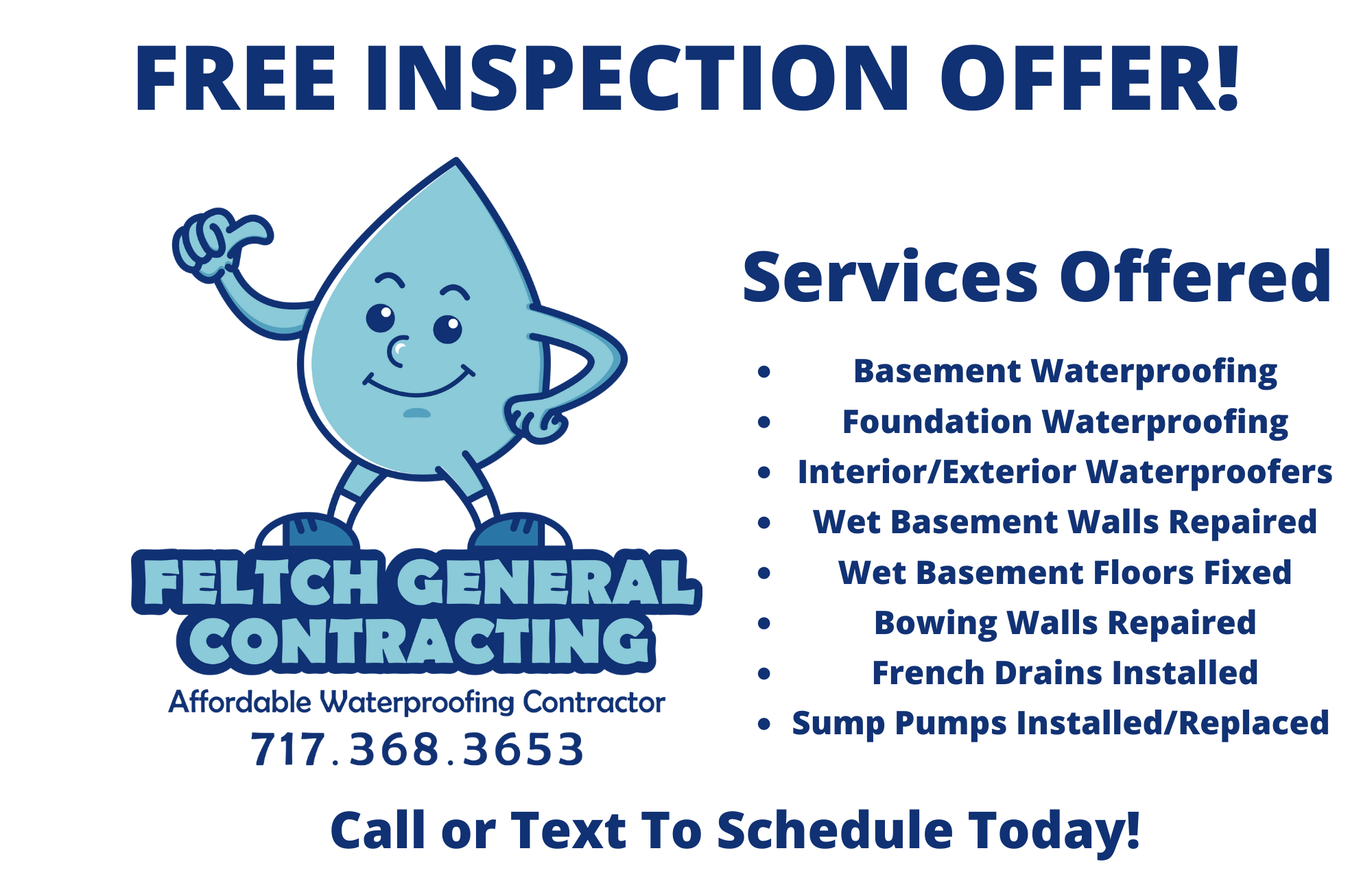 Free Inspection Offer - Feltch General Contracting
